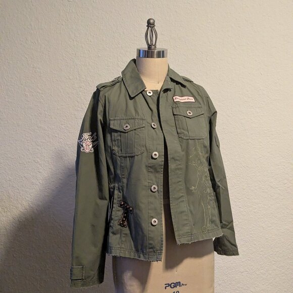 Disney | Jackets & Coats | Disney Resort Tinkerbell Army Jacket | Poshmark